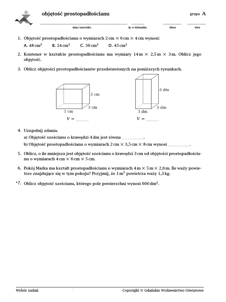 Obj©toėü Prostopadąoėcianu | PDF
