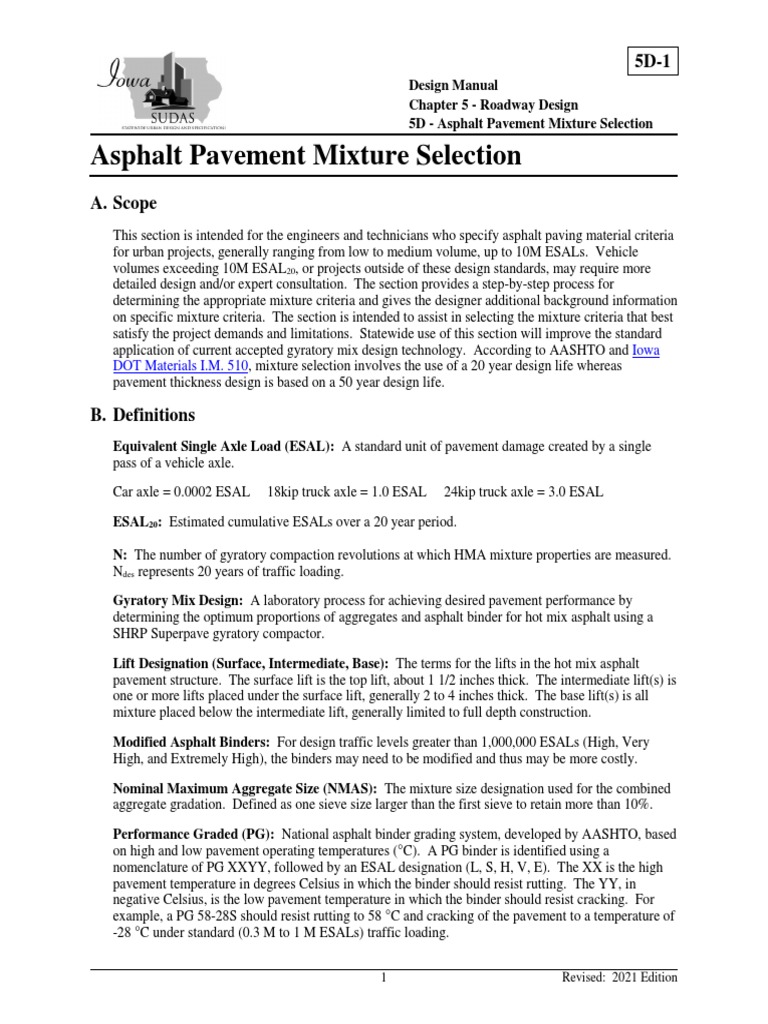 (2021) Asphalt Pavement Mixture Selection | PDF | Road Surface | Construction Aggregate