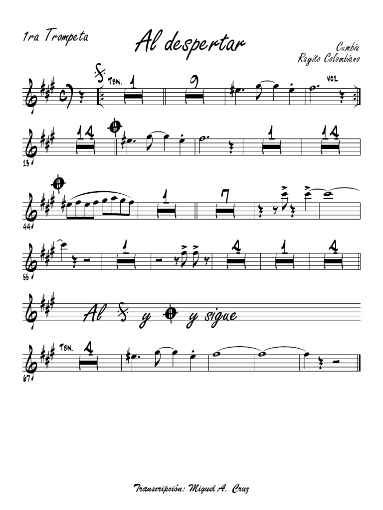 Rayito Colombiano - Al Despertar | PDF