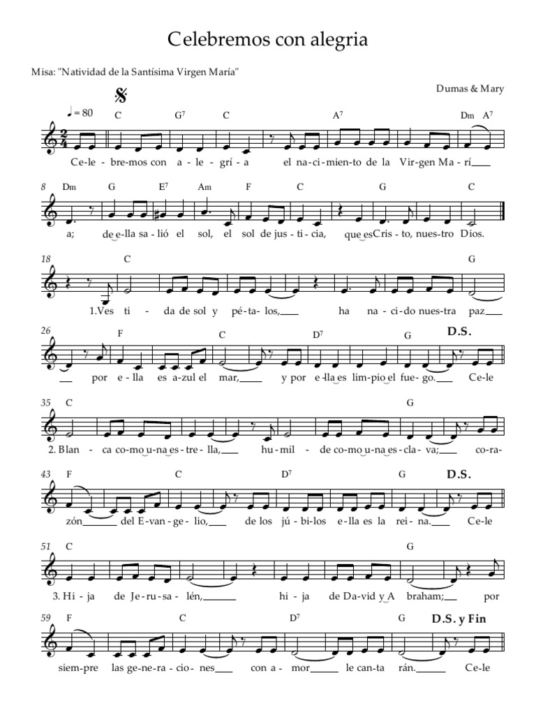 Celebremos Con Alegria | PDF