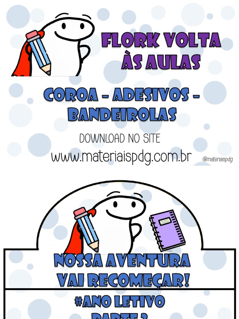 FLORK VOLTA AS AULAS - MATERIAISPDG | PDF