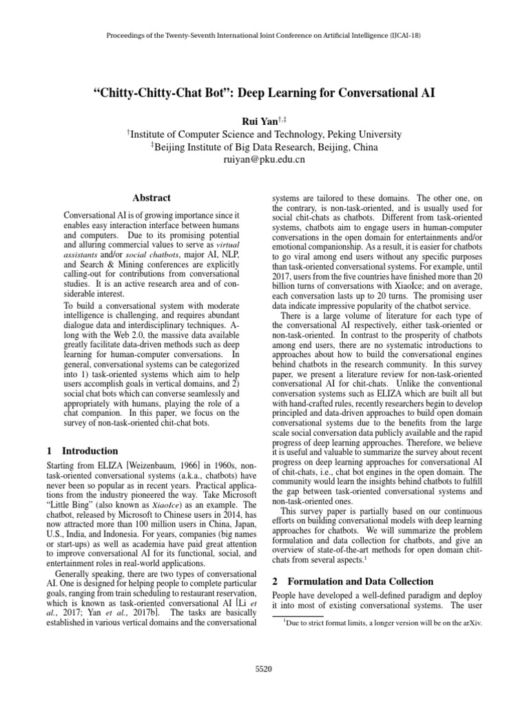 ENG - Chitty-Chat Bot | PDF | Artificial Intelligence | Intelligence ...