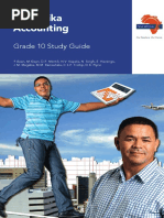Grade 11 Accounting Study Guide | PDF | Debits And Credits | Partnership