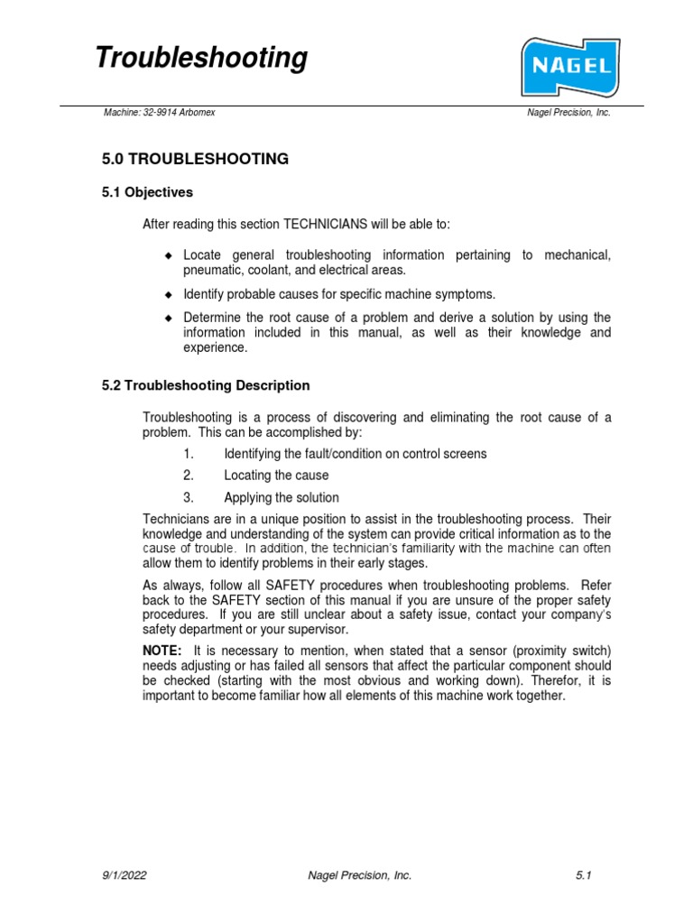 Section 5 - Troubleshooting | PDF | Troubleshooting | Switch