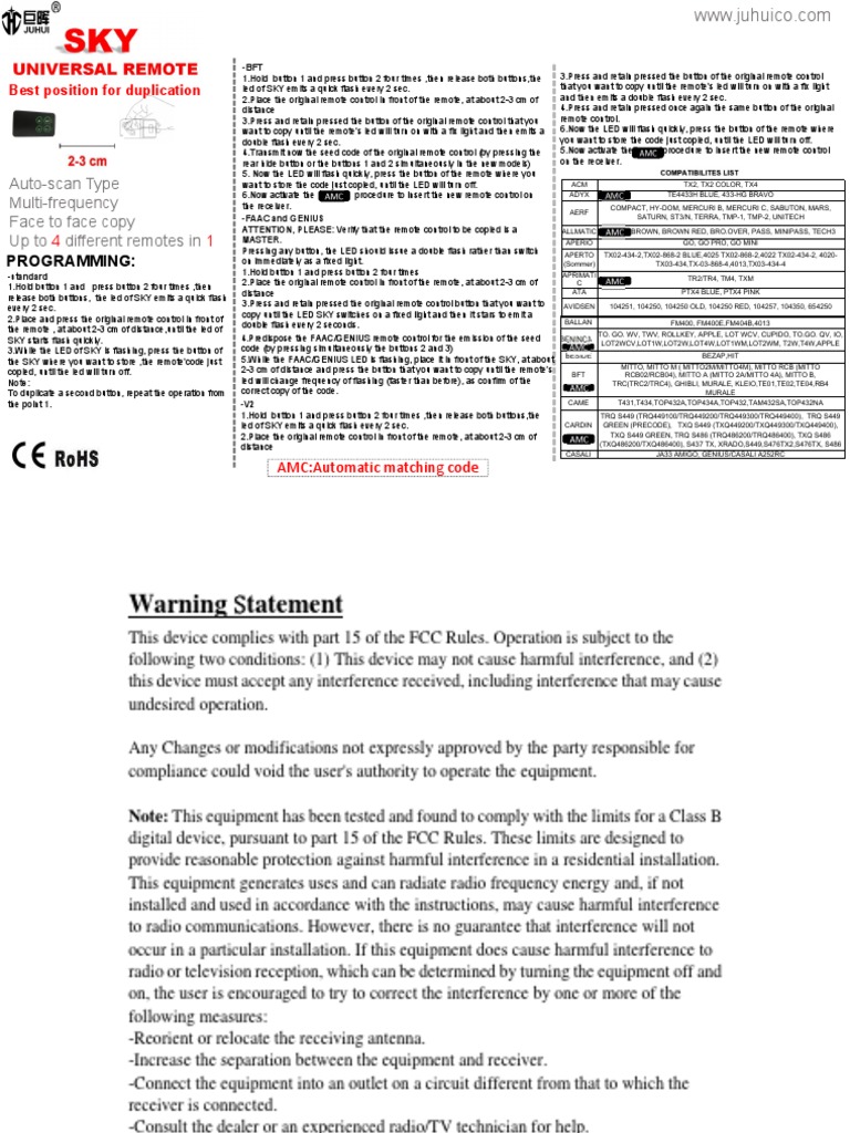 User Manual 3322876 | PDF | Radio | Electromagnetic Interference