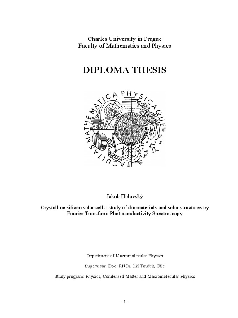 Holovsky Diploma Thesis | PDF