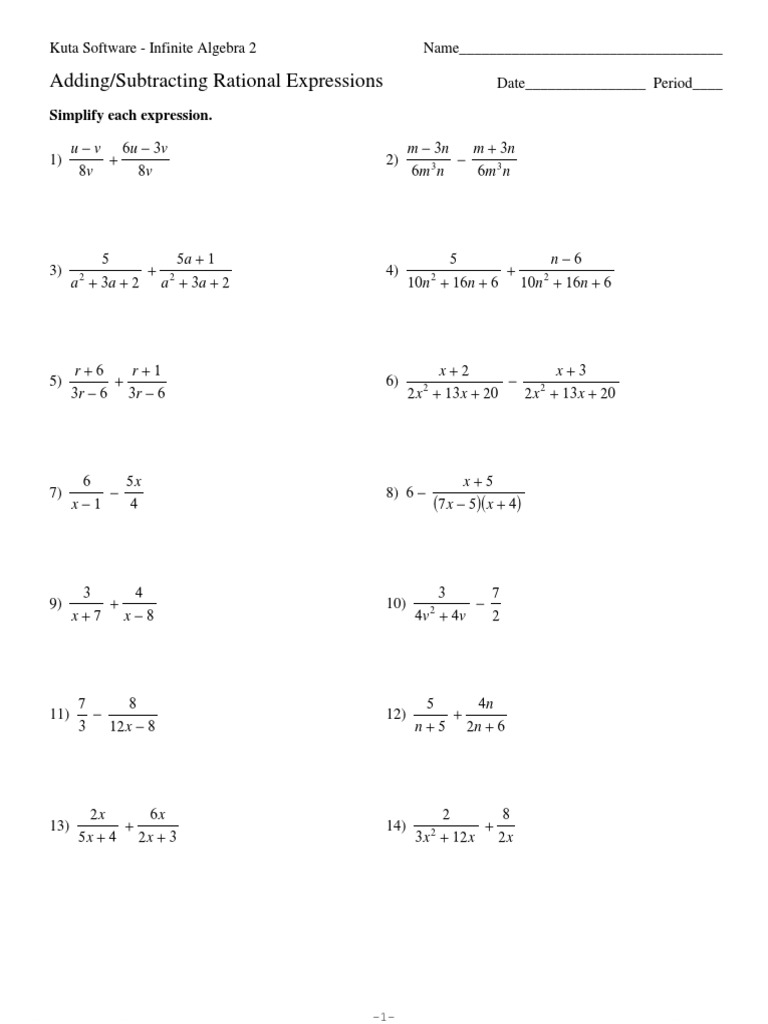 Practice Addition and Subtraction | PDF | Mathematics | Algebra