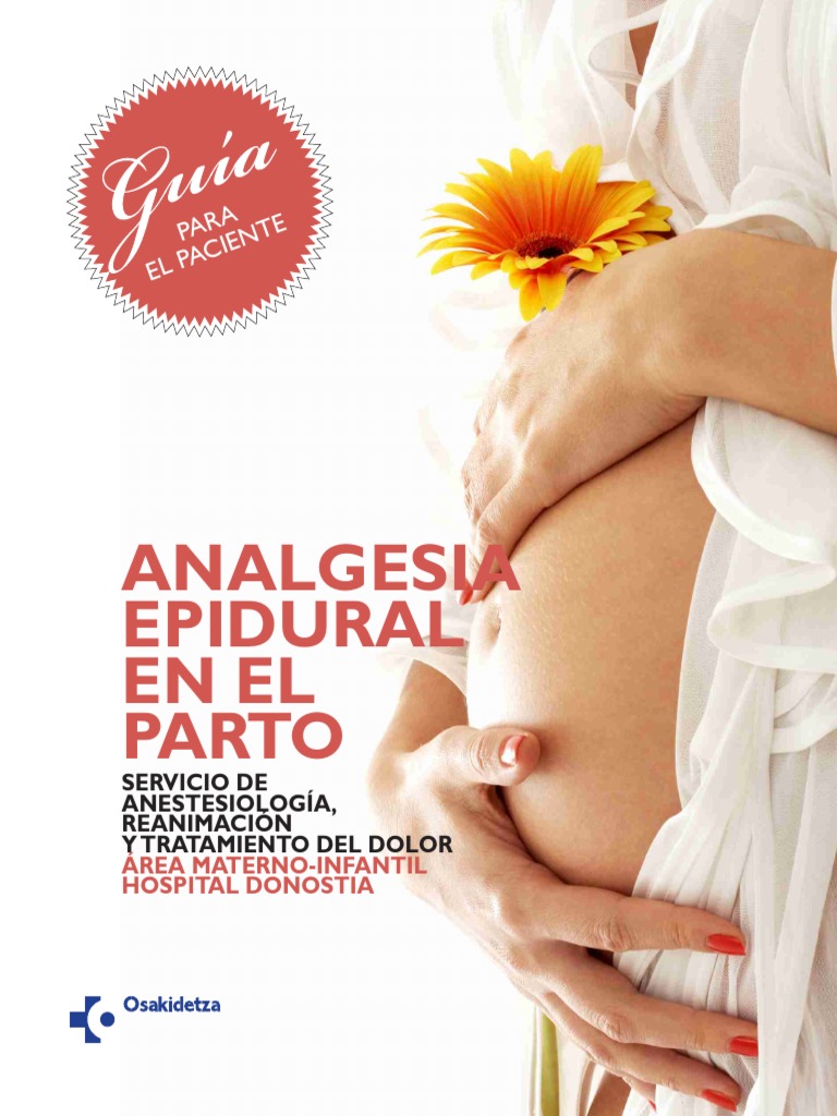 Analgesia Epidural en El Parto para El Paciente | PDF | Parto ...