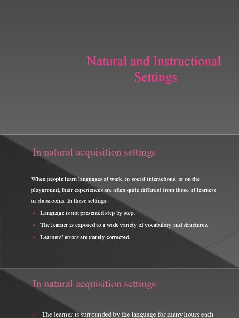 Observing Learning and Teaching - Chapter 5 | PDF | Second Language | Language Acquisition