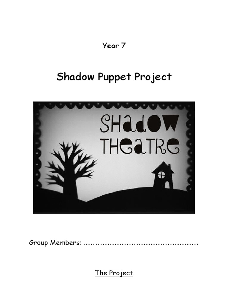 Shadow Puppets Project | PDF | Puppetry | Puppets