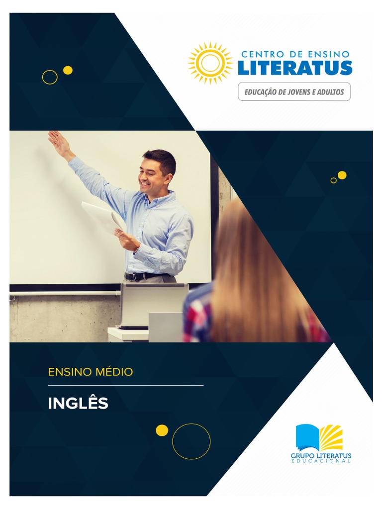 10.CAPA - INGLÊS - MÉDIO-mesclado | PDF | Assunto (gramática) | Sintaxe