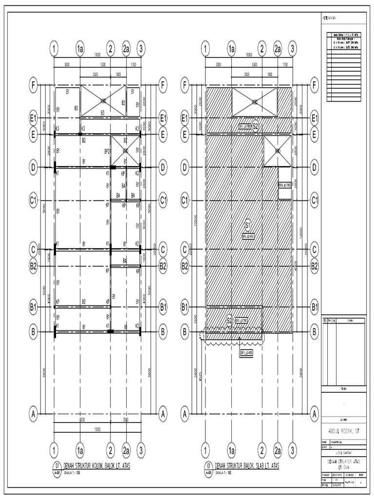 Rev - Struktur Balok & Ring Balok | PDF