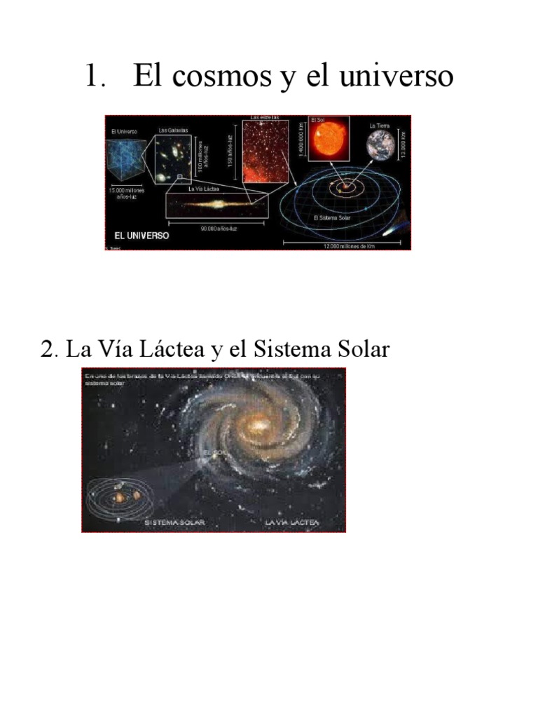 El Cosmos y El Universo | PDF