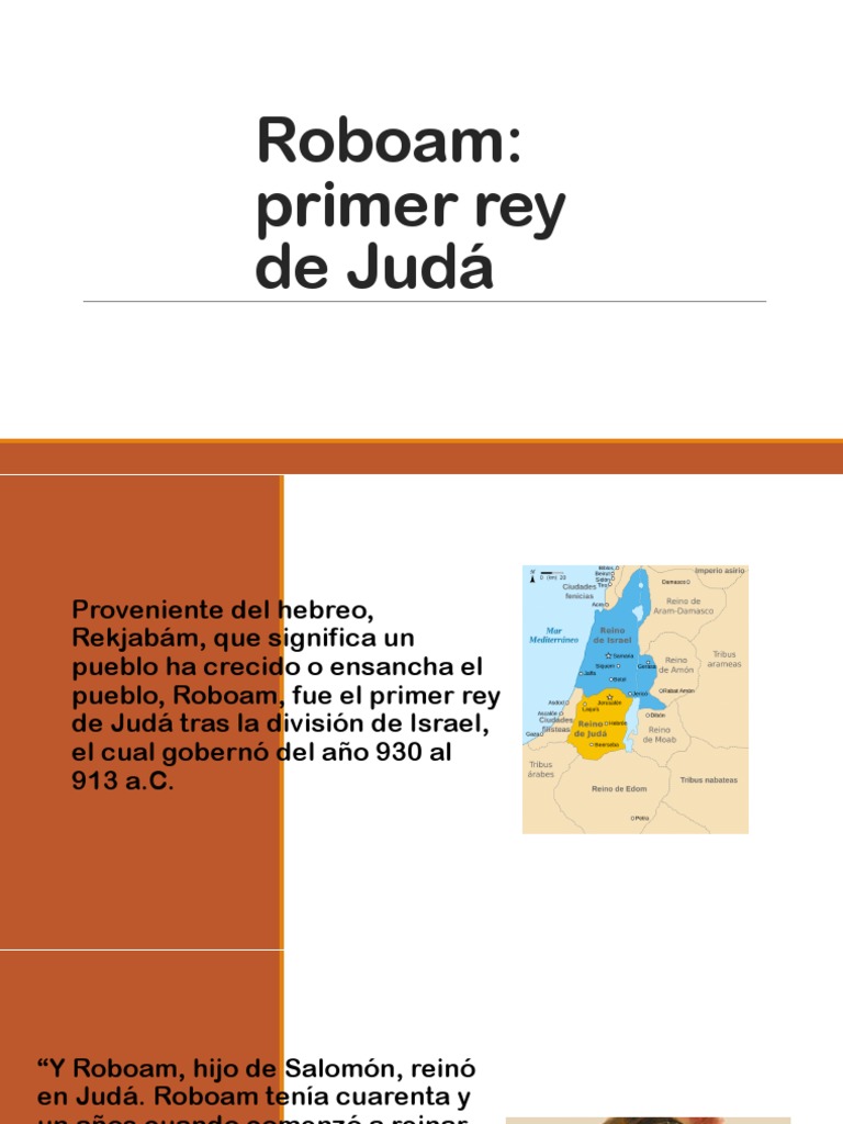 Diapositivas Roboam | PDF | Clásicos