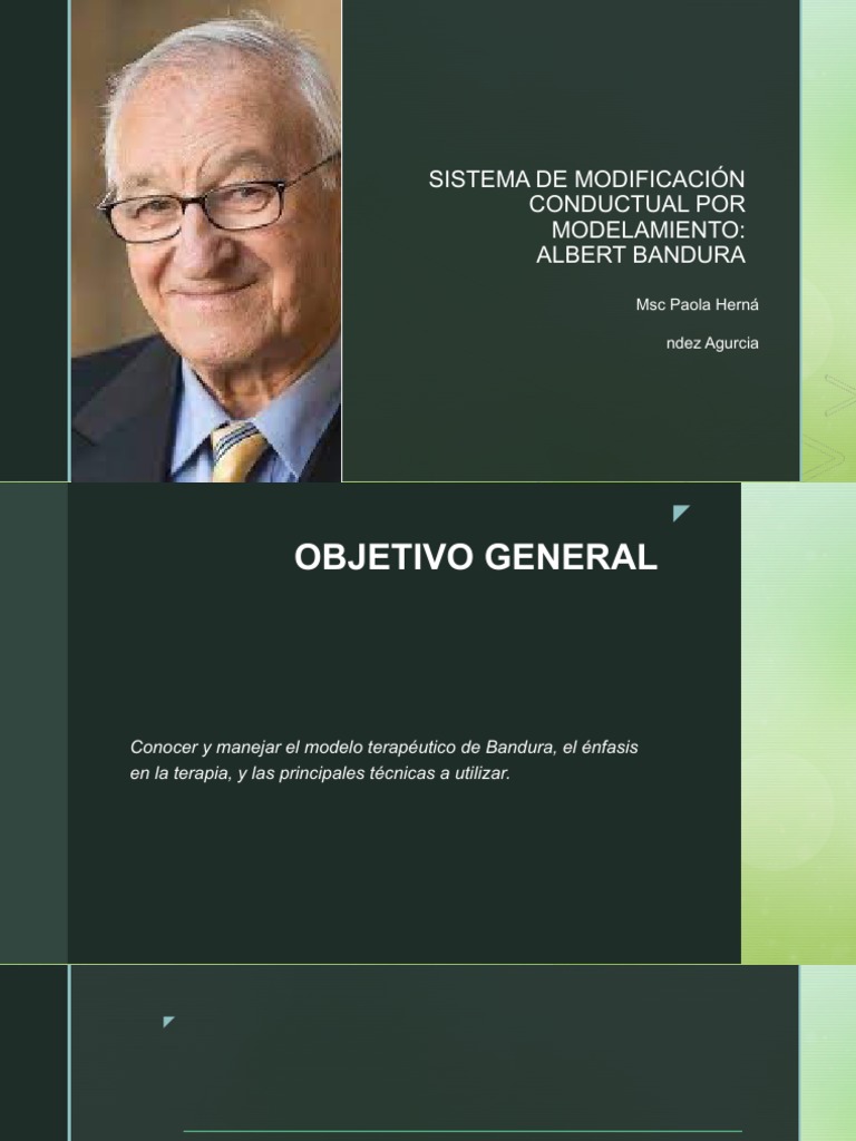 Sistema de Modificación Conductual Por Modelamiento Albert Bandura | Descargar gratis PDF ...