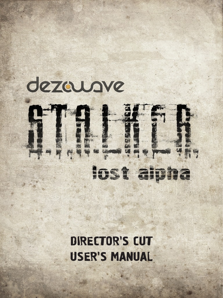 Manual - Stalker Lost Alpha | PDF | Advanced Micro Devices | Graphics Processing Unit