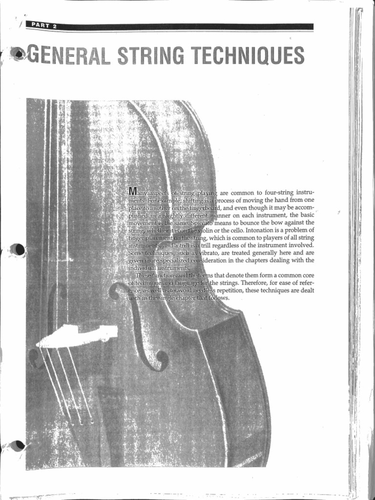 General String Techniques | PDF