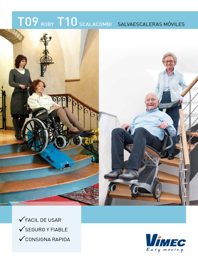 Folleto Oruga Roby T09 Vimec | PDF | Factores humanos y ergonomía | Cargador de batería