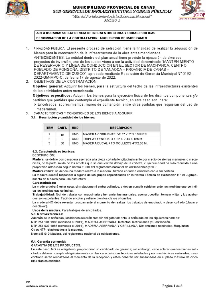 03 EETT Maderamen | PDF | Logística | Sectores Economicos