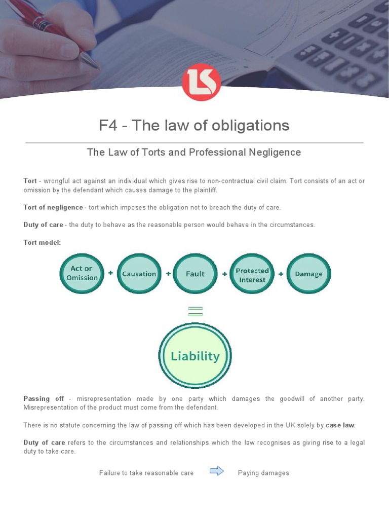 Understanding Tort Law Basics | PDF | Negligence | Tort