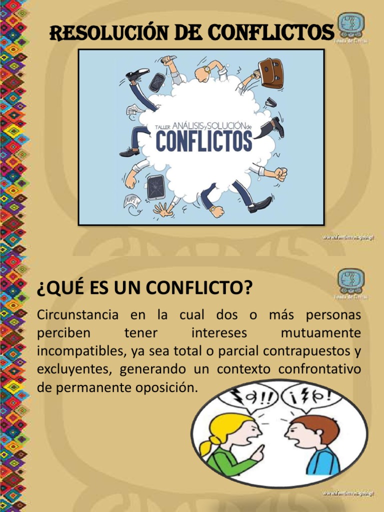 Resolución de Conflictos | PDF | Conflicto (proceso) | Las emociones