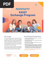 KAIST 2025 International Admission Guide | PDF | Gce Advanced Level ...