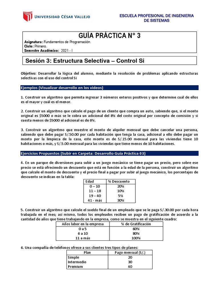 Guía_Práctica_03 | PDF | Algoritmos
