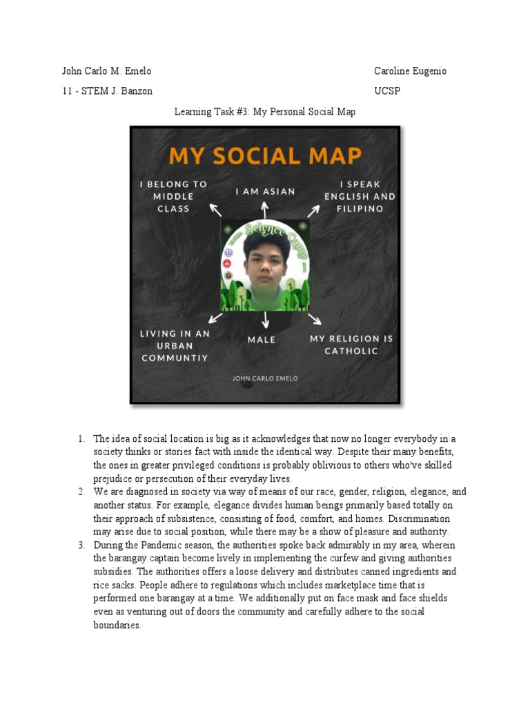 Emelo, Social Map | PDF | Social Science
