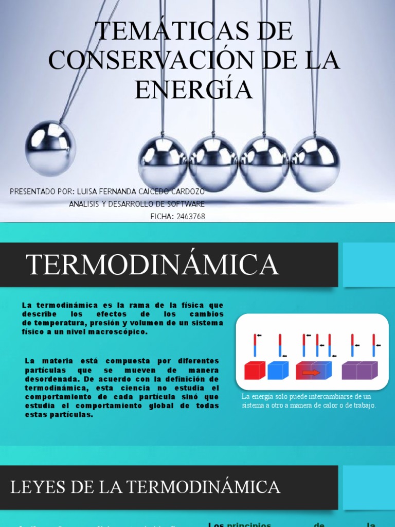 Temáticas de Conservación de La Energía | PDF | Termodinámica | Olas