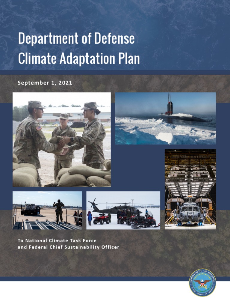 DOD Climate Adaptation Strategy Report | PDF | Climate Resilience ...