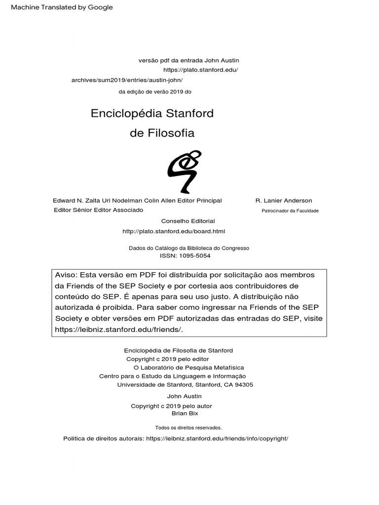 John Austin - Brian Bix Tradução | PDF | Jurisprudência | Moralidade