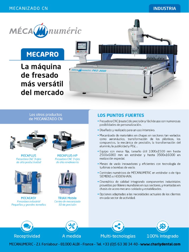 Folleto Mecanumeric Mecapro | PDF