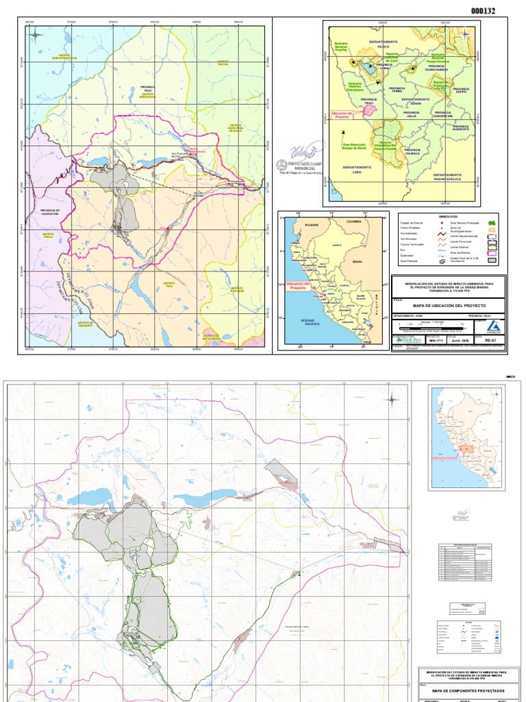 Mapas Toromocho | PDF | Geodesia | Geografía