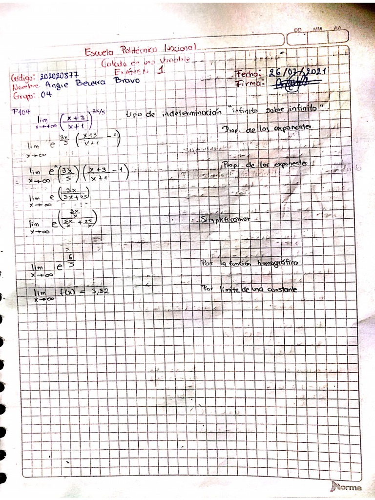 Evidencia de Calculo | PDF Evidencia de Calculo | PDF