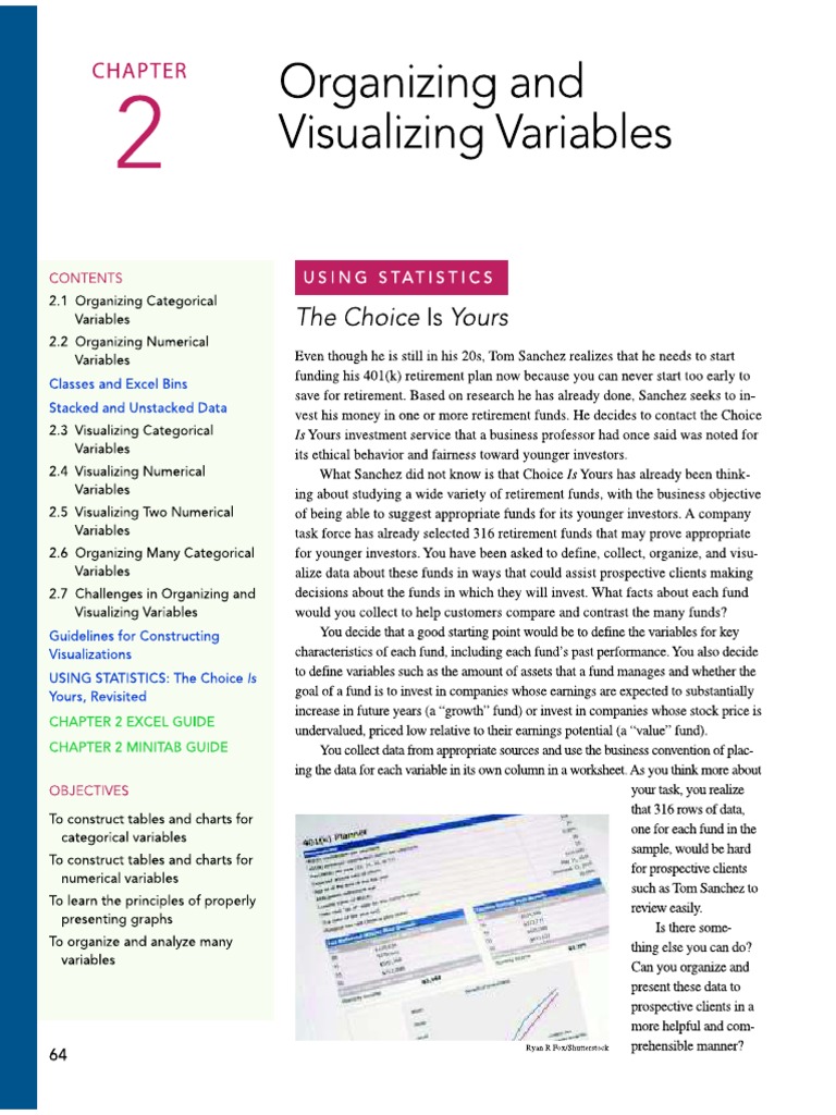 Chapter 2 Organizing and Visualizing Variables Part 1 | PDF