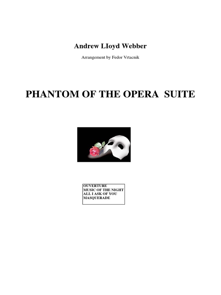 Phantom of The Opera Suite o | PDF | Musical Forms | Compositions For ...