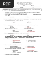 Quiz-Bee-7-10 English | PDF | Question | Syntax