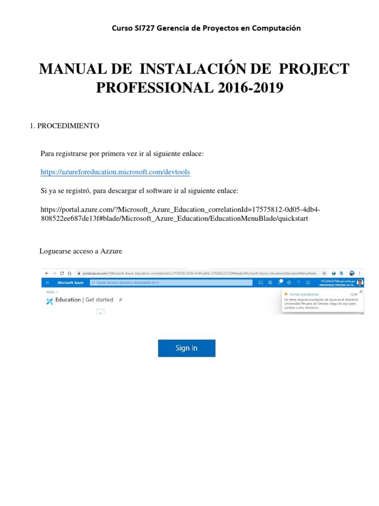 SI727 - Gerencia de Proyectos en Computacion - Plantilla Guía Técnica | Descargar gratis PDF ...