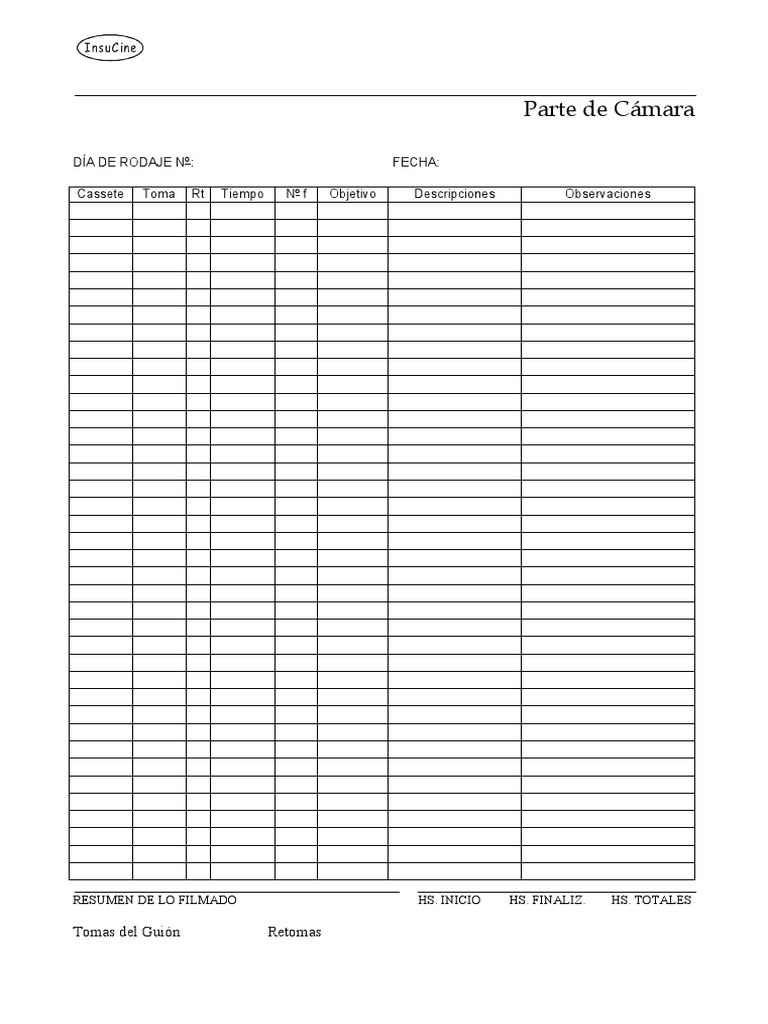 Parte de cámara | PDF