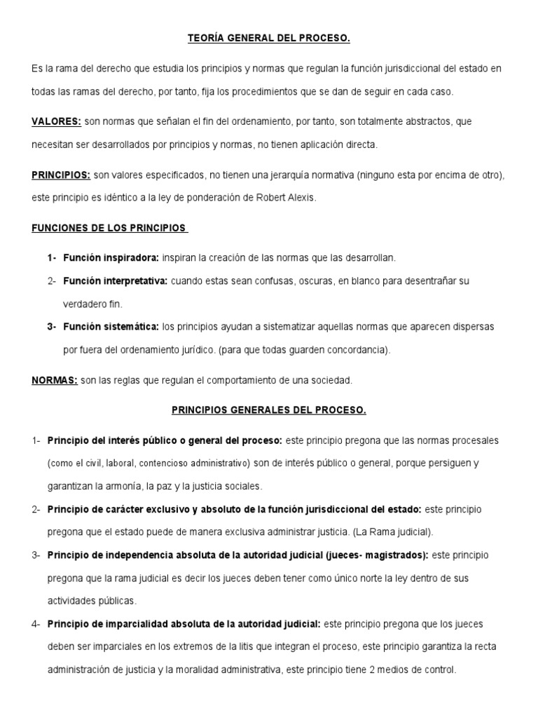 Examen de Teoría General Del Proceso | PDF | Sentencia (ley) | Ley procesal