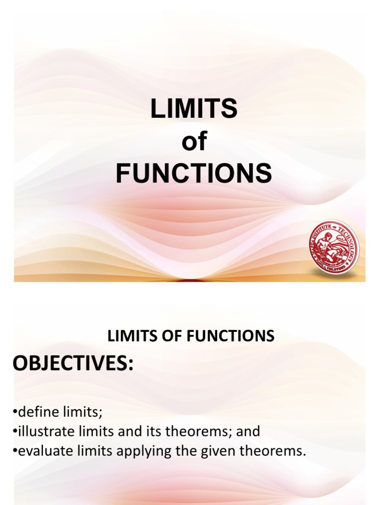1 - Limits of Functions - Definition | PDF | Fraction (Mathematics ...