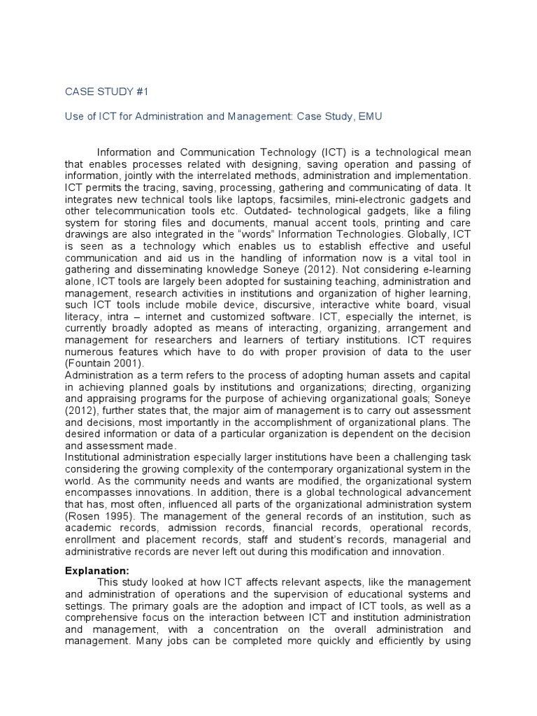 Case | PDF | Educational Technology | E Government