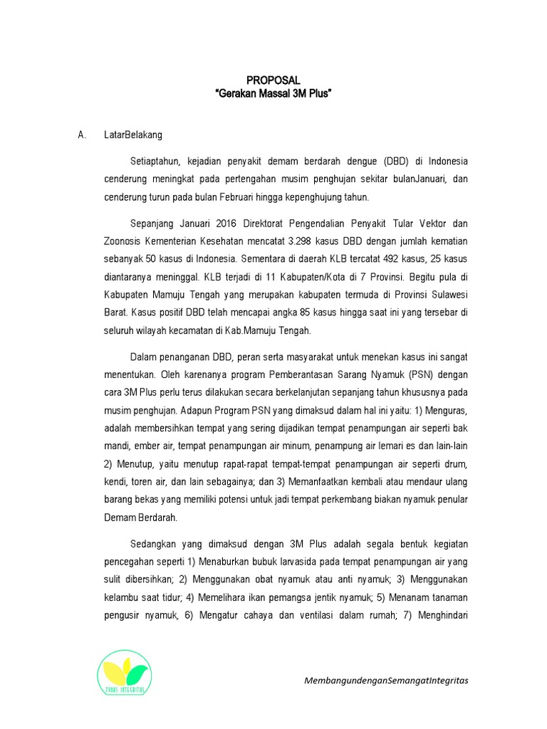 Proposal 3 M Plus | PDF