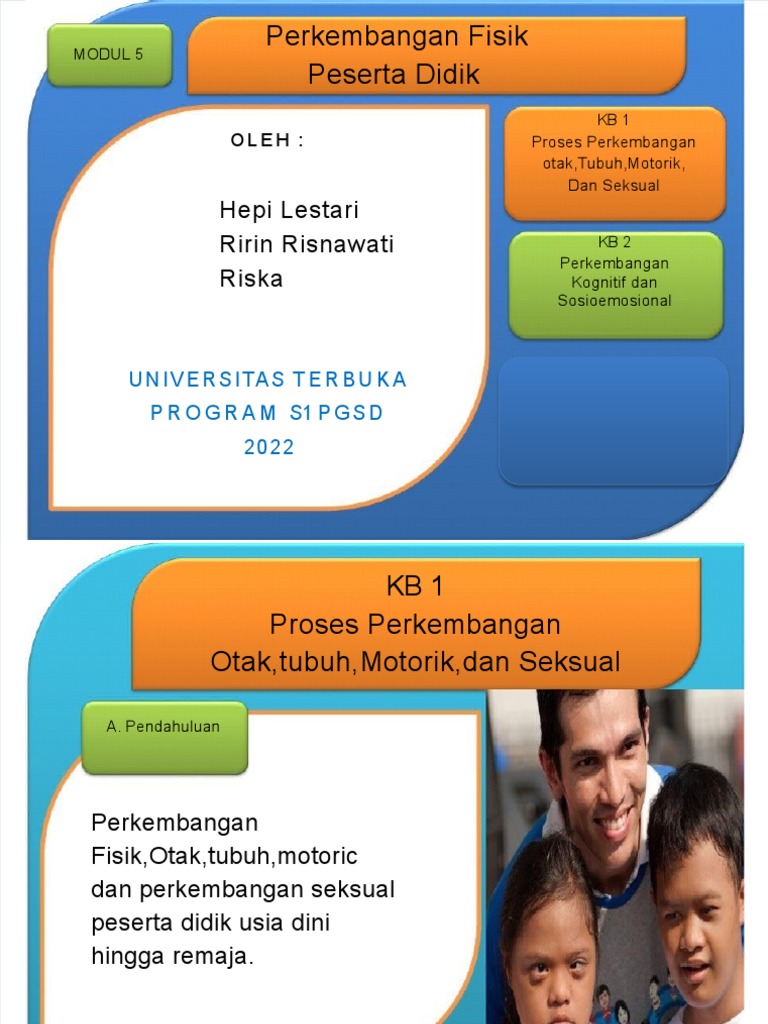 PPD MODUL 5 Perkembangan Fisik Peserta Didik | PDF | Pengembangan Diri