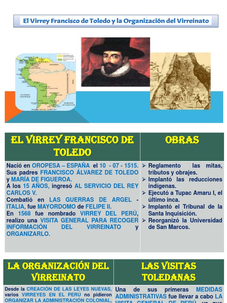 El Virrey Francisco de Toledo Semana 18 | PDF