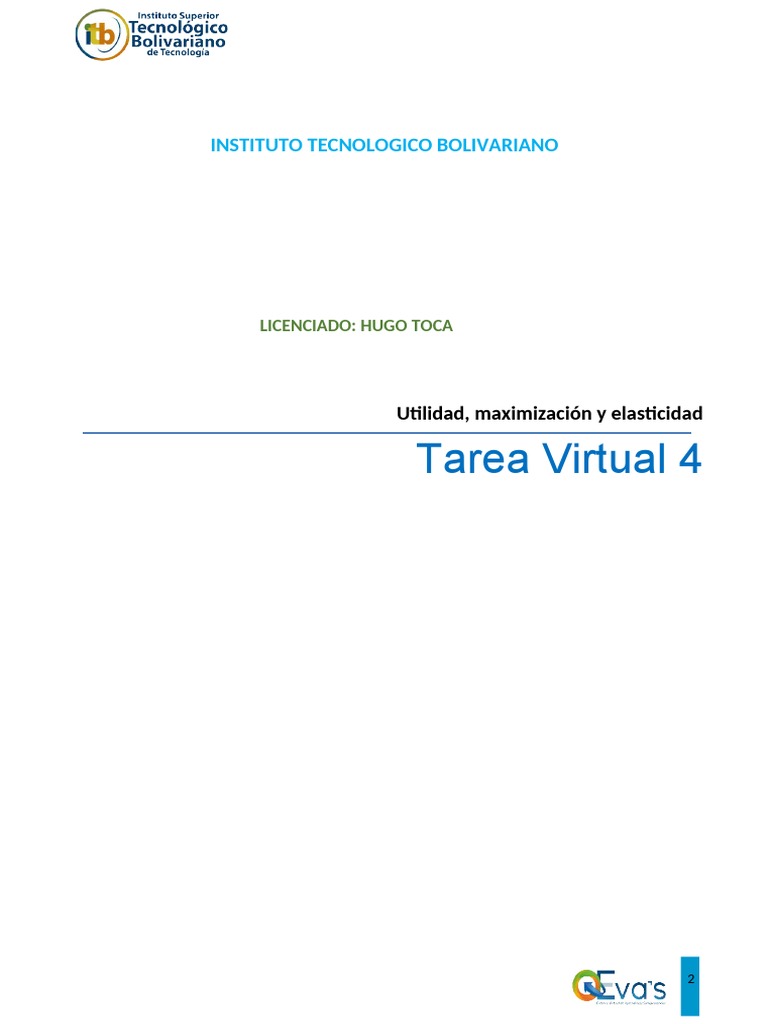 Deber 4 Microeconomia | PDF | Oferta y demanda | Oferta (economía)