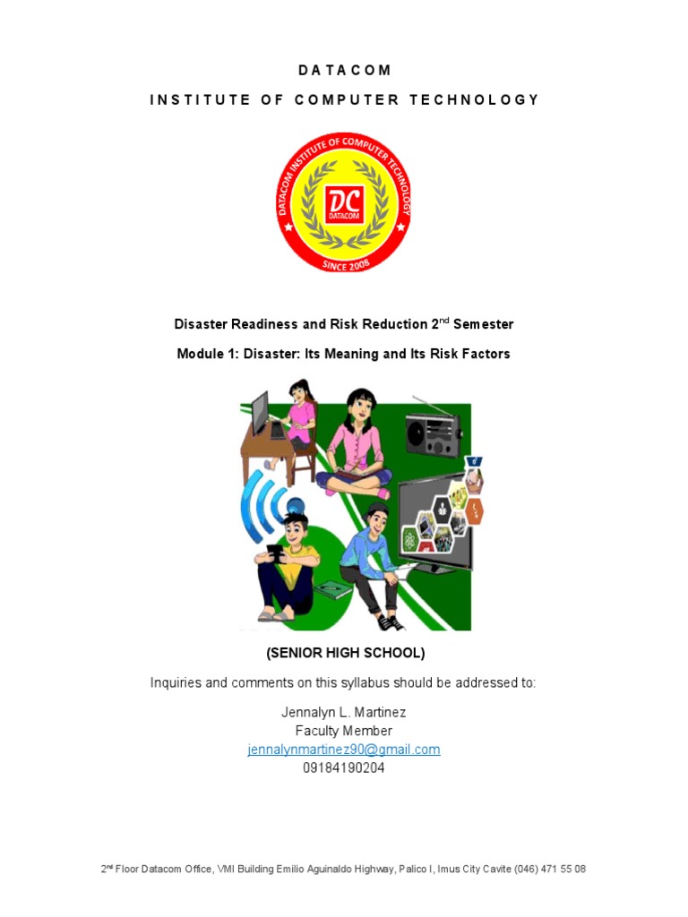 DRRR Module | PDF | Hazards | Natural Disasters