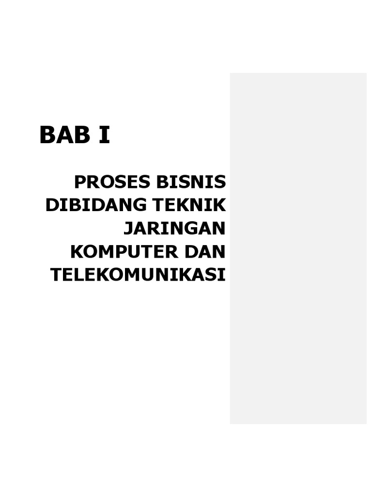 Proses Bisnis Pada Teknik Komputer Dan Telekomunikasi-1-43 | PDF ...