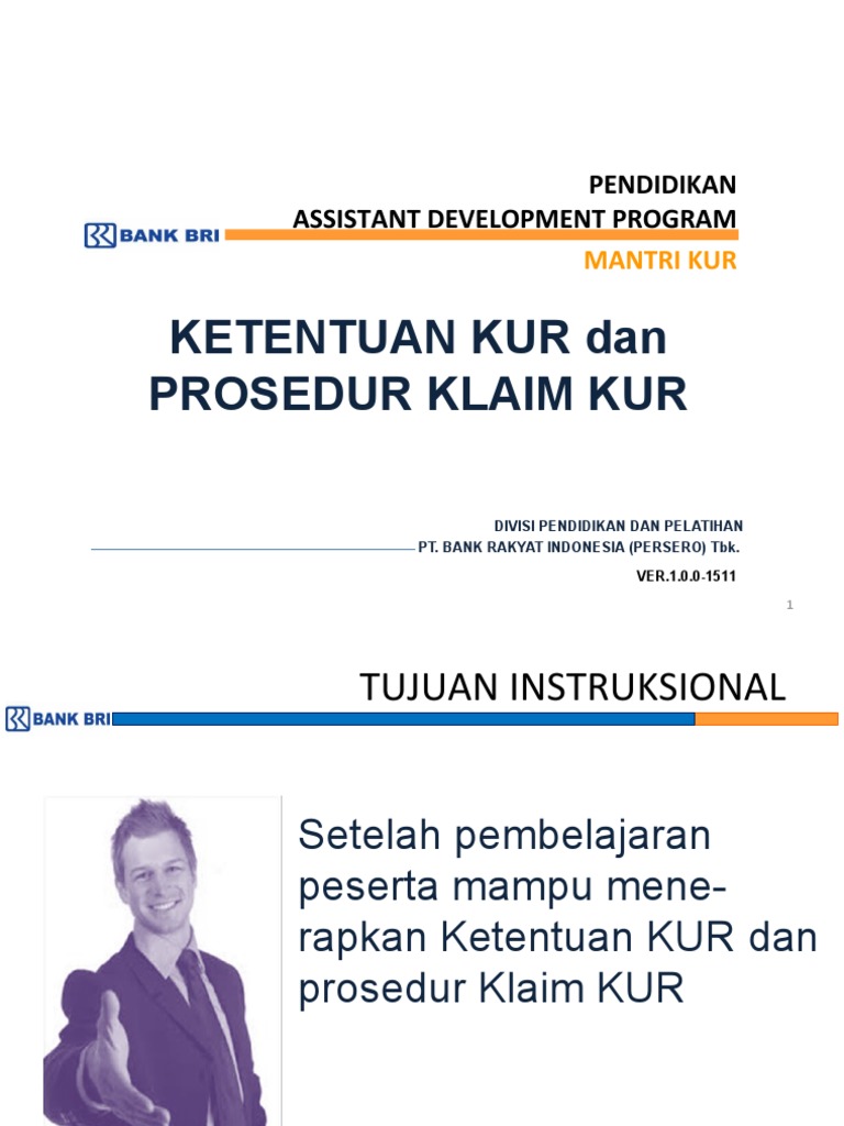 3.ketentuan KUR Dan Prosedur Klaim KUR | PDF