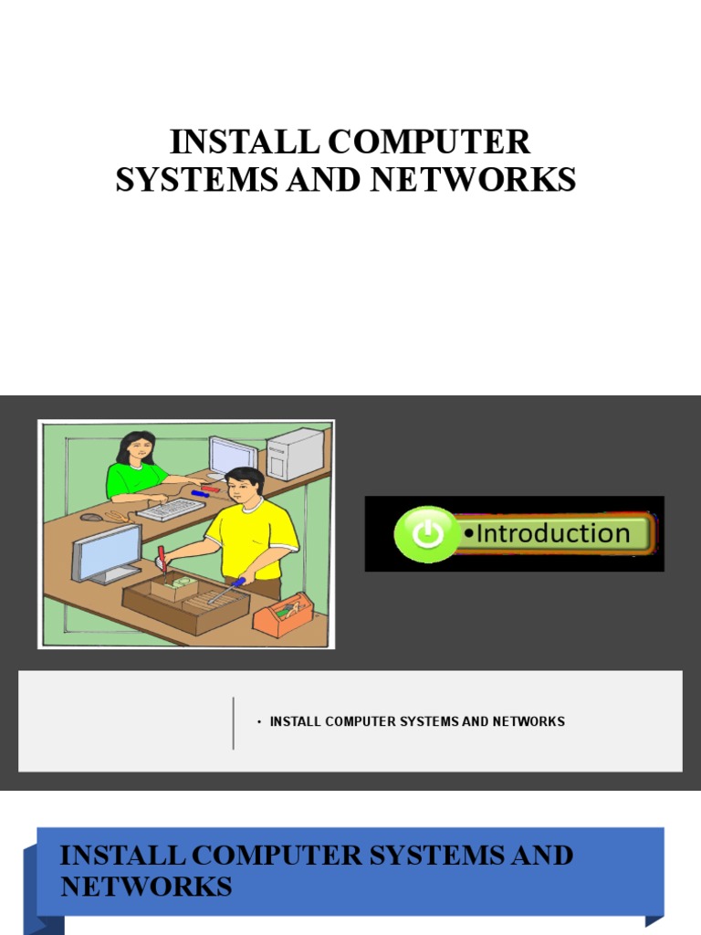 Install Computer Systems and Networks | PDF | Occupational Safety And Health | Laptop